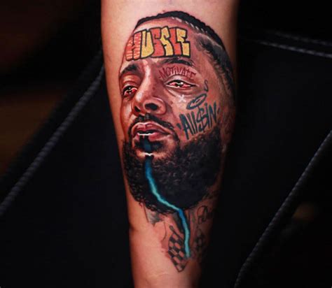 Nipsey Hussle Tattoo By Mashkow Tattoo Photo 30907
