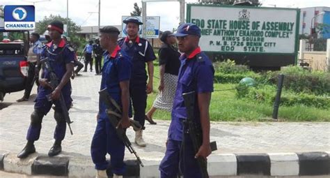 Security Operatives At Edo State House Of Assembly More Photos