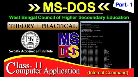 Ms Doscommand Prompt Tutorial Disk Operating System Wbbhse Class