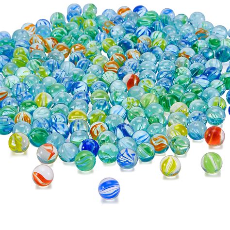 Sotiff 1000 Pieces Marbles Bulk Cats Eyes Glass Marbles Color Mixing 0