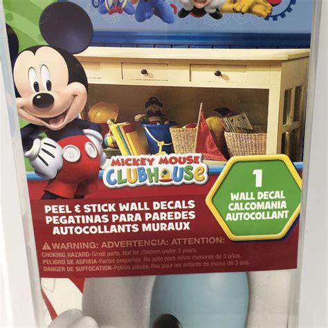 Disney Mickey Mouse And Friends Clubhouse Capers Wall Sticker Mural Decal