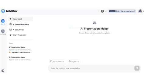 Beginner’s Guide To TeraBox AI Presentation Maker