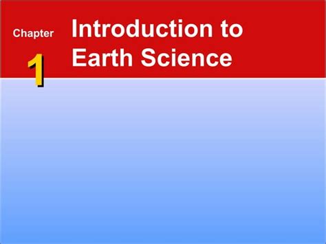 Troduction To Earthscience Ppt