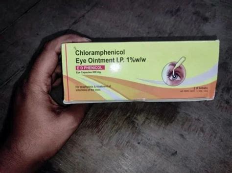 E D Phenicol Chloramphenicol Eye Ointment Packaging Size 200 Mg At