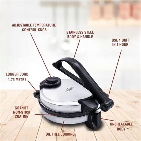 Stainless Steel Matangi 180 Multi Purpose Roti And Khakra Maker Size Dimension 8 5 Inch At Rs