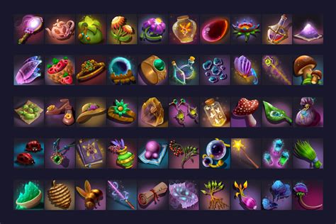 Rpg Fairy Loot Icons Download Pack