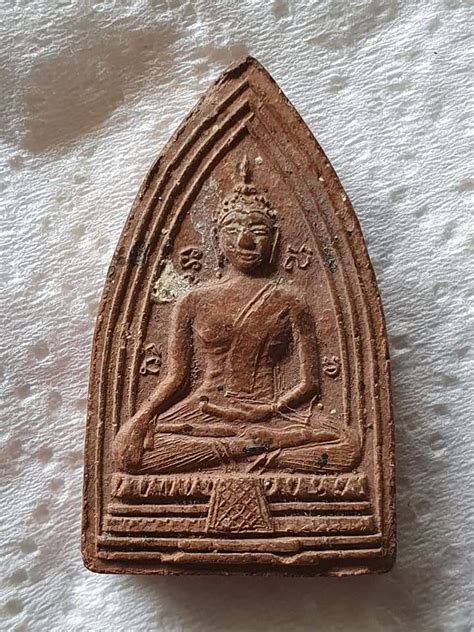 พระเกจิอาจารย์กรุงเทพไม่ใช่เนื้อโลหะ พระเนื้อดินหลวงพ่อเลียบวัดเลาสวยมาก