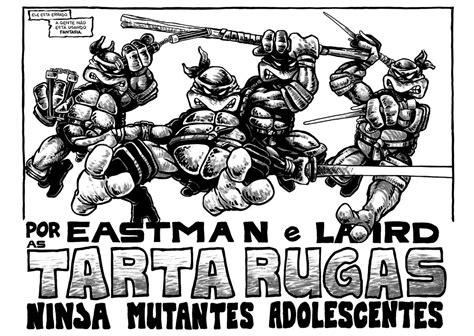 Slideshow Tartarugas Ninja Páginas da HQ clássica que chegará ao Brasil