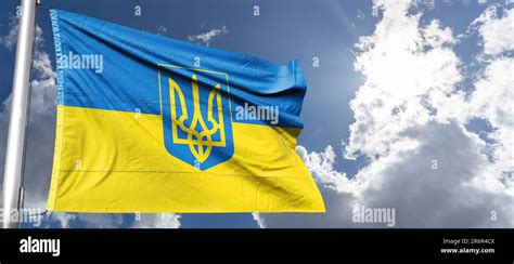 The Flag Of Ukraine Is A Banner Of Two Equally Sized Horizontal Bands