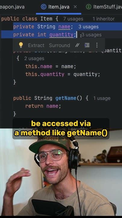encapsulation java oop youtube