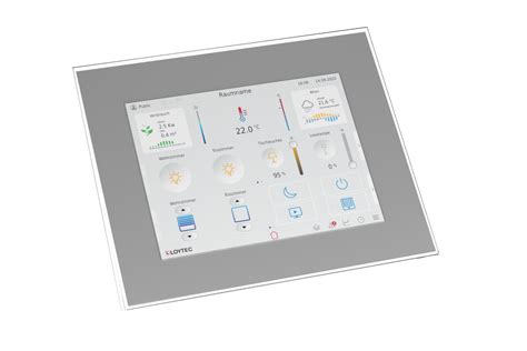 Bacnet Cea 709 And Modbus Touch Panel 12” Frameless Glass Front And