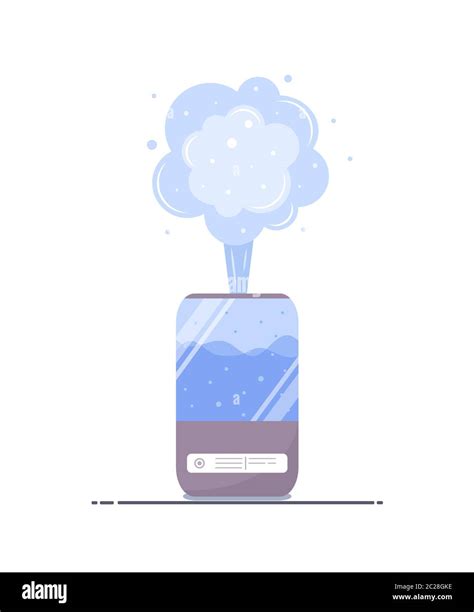 Icono De Aire Del Humidificador Microclima Purificador Ultrasónico