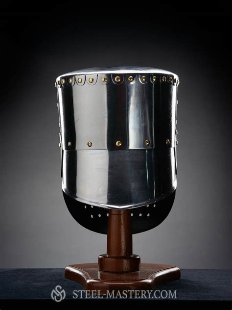 Great Helms Bucket Helmets Tophelms Photogallery Made By Steel