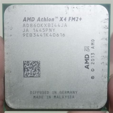 Jual Prosesor Amd Athlon X4 860k 4ghz Fm2 4core 4threads Shopee
