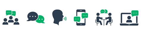 협업 커뮤니티 사람들 글리프 픽토그램 우정 사람 문자 메시지 채팅 토크 온라인 음성 버블 실루엣 아이콘 세트 모임 대화 화상 회의 격리된 벡터 일러스트 레이 션 0명에 대한