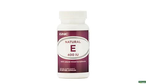 Buy Gnc Vitamin E 400iu Mix Softgel Capsule 90 Capsules Online At Best Prices Wellness Forever