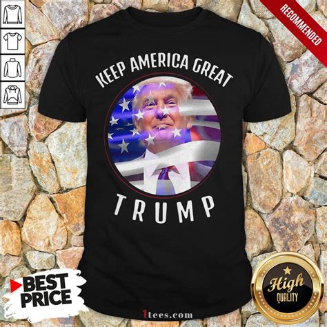Keep America Great Trump 2020 Election Day American Flag Shirt 1tees