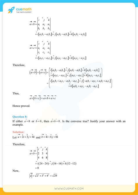NCERT Solutions For Class 12 Maths Chapter 10 Exercise 10 4 Vector Algebra