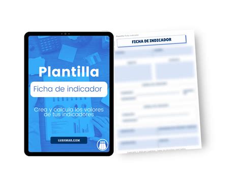 Plantilla De Ficha De Indicadores Lughmar