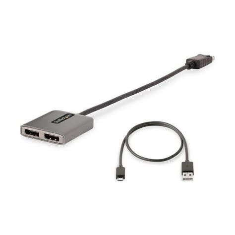 2 Port Displayport Mst Hub Usb Powered Dual 4k 60hz