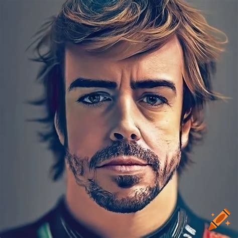 Fernando Alonso With A Chemical Nanotube