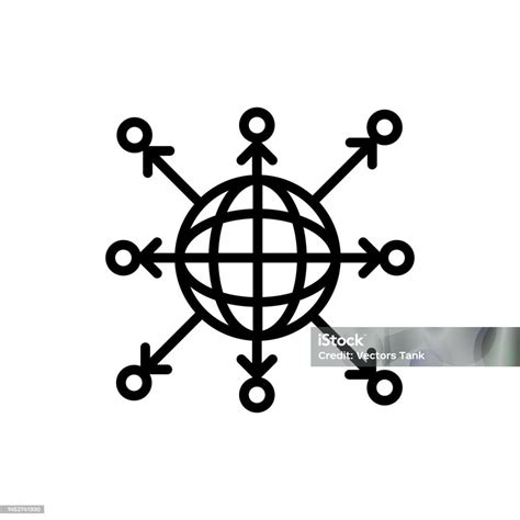 Decentralization Icon In Vector Logotype Stock Illustration Download Image Now Cut Out