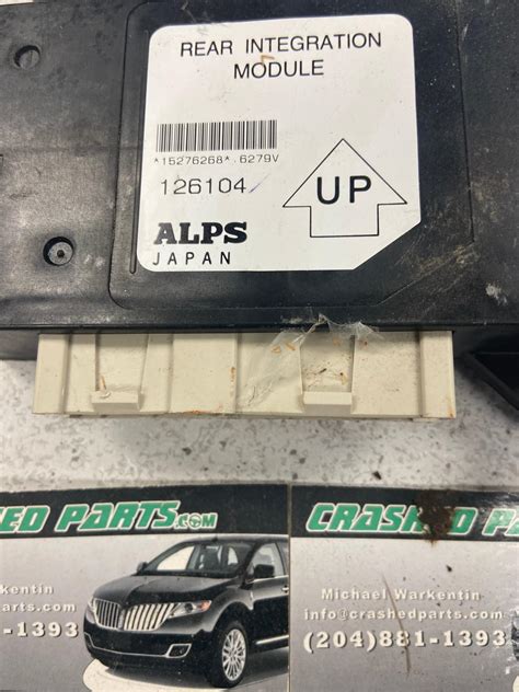 Gm Cadillac Rear Integration Module Part 15276268