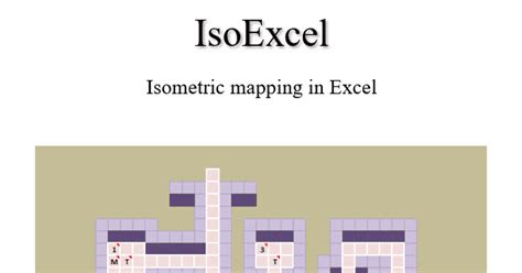 IsoExcel Pseudo Isometric Mapping In Excel RPG Item RPGGeek