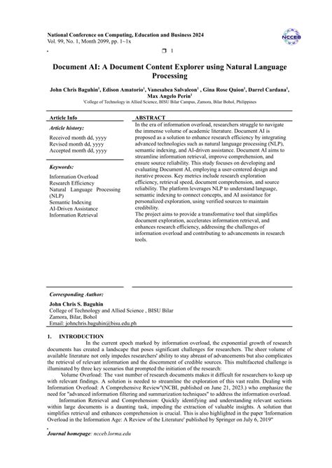 Pdf Document Ai A Document Content Explorer Using Natural Language