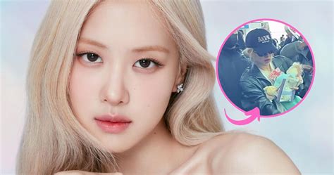Fan Trips And Falls In Chaotic Airport Mob Blackpinks Rosé Goes Viral