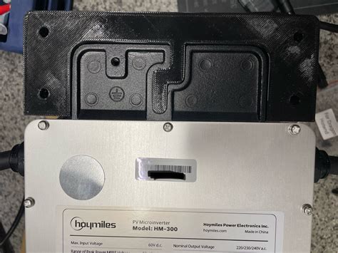 Hoymiles Hm 300 350400 Wallmount Da X3me Scarica Il Modello Stl