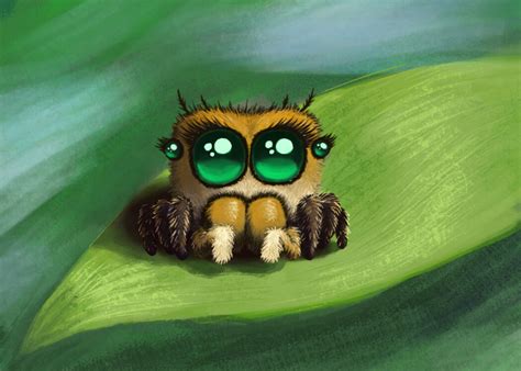 Artstation Jumping Spider Had To Look Cute