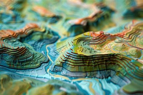 Premium Photo Mapping Reservoir Boundaries Ar Generative Ai