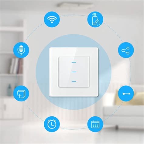 Avatto N Ts10 B2 2 Botões Wifi Preto
