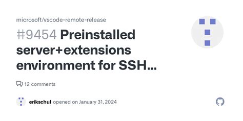 Preinstalled Serverextensions Environment For Ssh Hosts Similar To