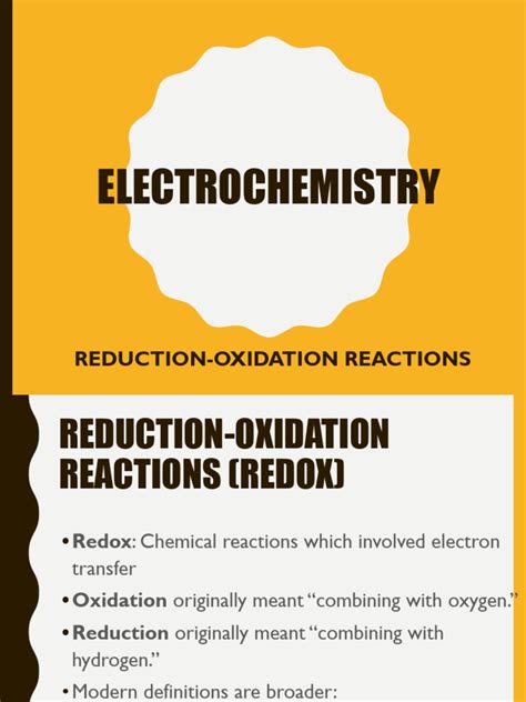 01 Redox And Oxidation Numbers Pdf Redox Ion