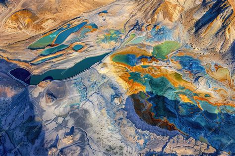 Premium Photo Aerial View Of Lithium Fields In Argentina Birthplace