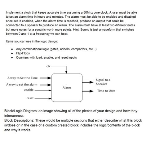 Solved Implement A Clock That Keeps Accurate Time Assuming A Chegg Com