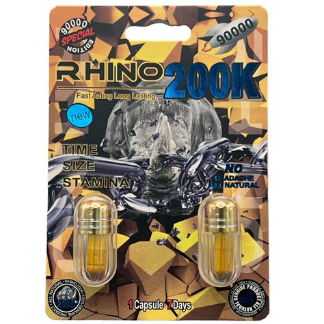 Rhino Double Pill Rhino 200k Bestvaluedistro