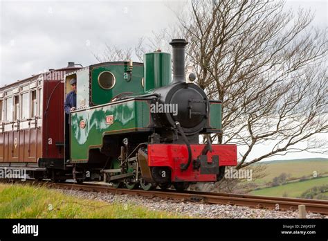 Train Approaching Woody Bay Station On The Lynton And Barnstaple
