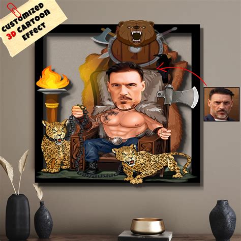 Niestandardowy Portret Ze Zdj Cia Z Efektem Kresk Wki 3D