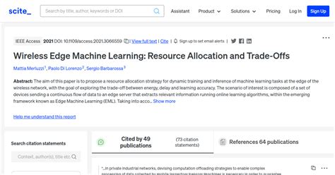 Wireless Edge Machine Learning Resource Allocation And Trade Offs