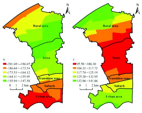 Spatial Distribution Of Regression Coefficients Of Ditch Connectivity