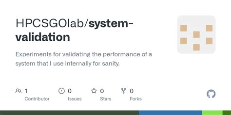 Github Hpcsgolabsystem Validation Experiments For Validating The