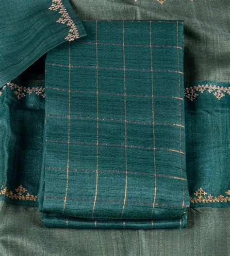 Buy Blue Tussar Salwar