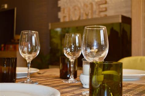Wine Bottle Tumblers Made From Recycled Wine Bottles Set Of 4 With T