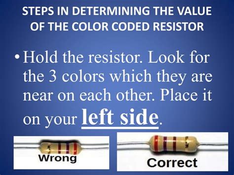 Resistor Color Coding Pptx Physics Science