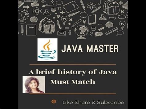 Tutorial 1 Basic Java A Brief History Of Java Must Watch Java