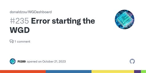 Error Starting The WGD Issue 235 Donaldzou WGDashboard GitHub