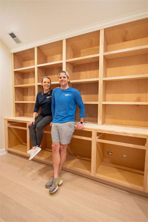 The Hallway Board And Batten Reveal The Diy Playbook Bookshelves